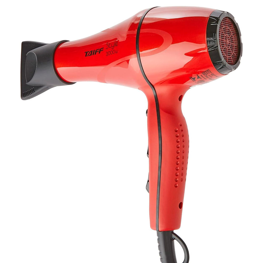 Secador de Cabelos Taiff Style 2000W Vermelho - Tvlar